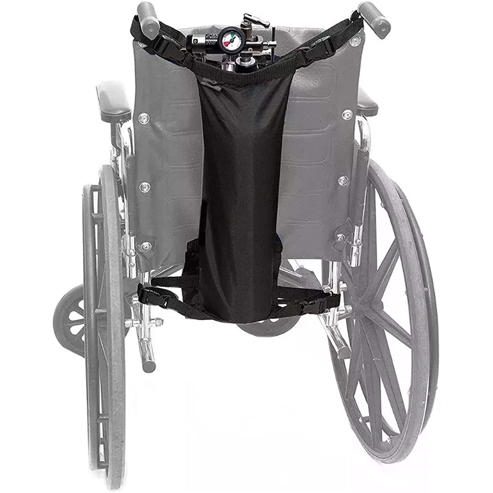 HDGRNCC Oxygen Backpack Holder Wheelchair Oxygen Bottle Bag for Wheelchairs Oxford Fabric Wheelchairs Carrying Bag for Oxygen Tank