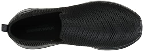 Skechers mens Go Max-athletic Air Mesh Slip on Walking Shoe, Black, 14 X-Wide US