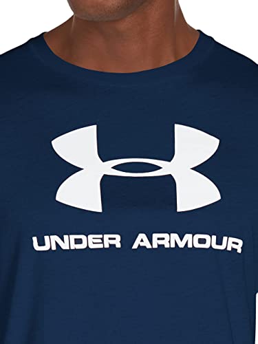 Under Armour Men's UA Sportstyle Logo Short Sleeve MD Navy