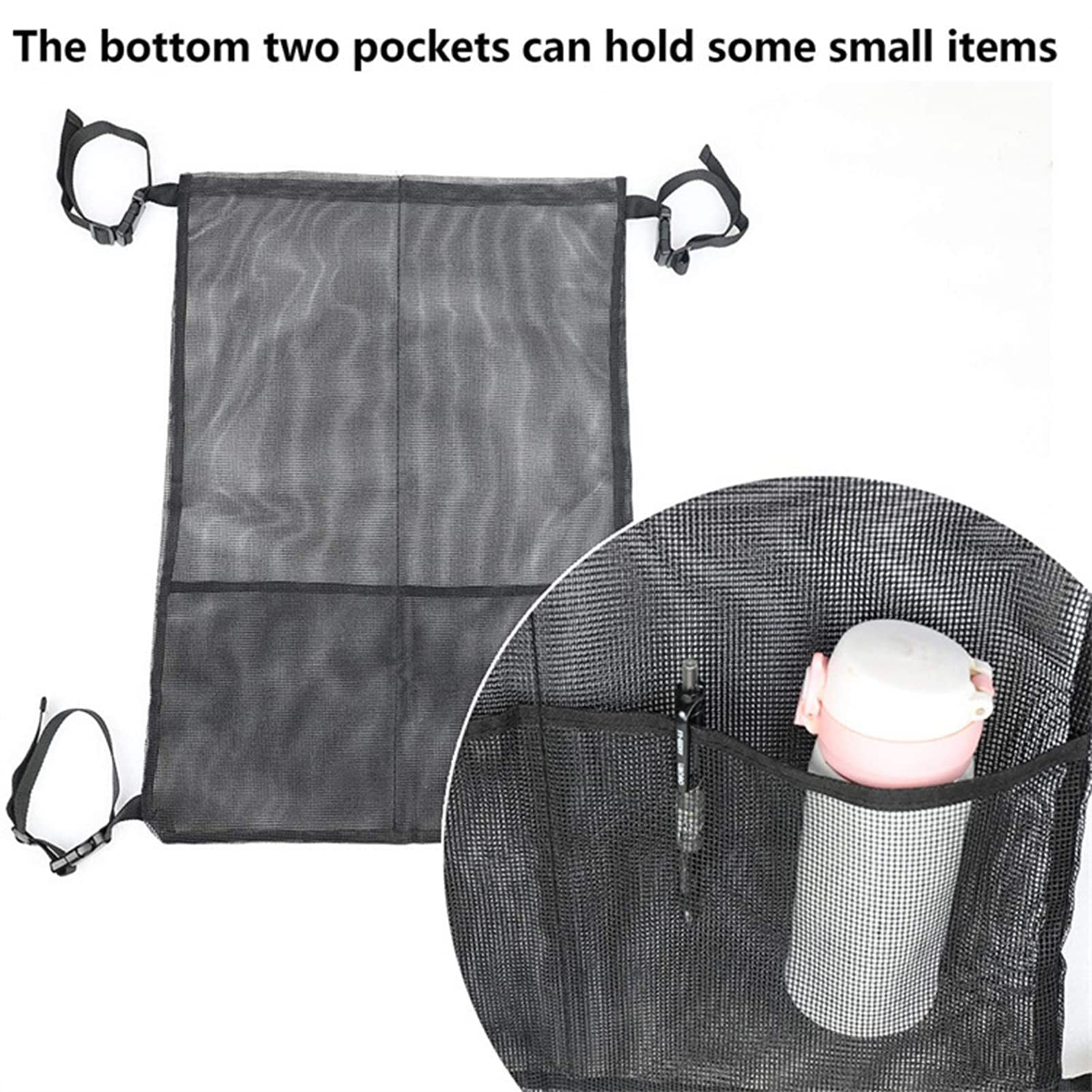 CUSENA Oxygen Tank Holder Oxygen Backpack Wheelchair Bag Pouch Carrier for Wheelchair and Walker, Fits D and E Cylinder Bottle, for Medical, Personal Use,Black,70x25cm
