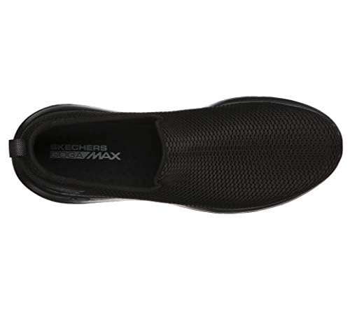Skechers mens Go Max-athletic Air Mesh Slip on Walking Shoe, Black, 14 X-Wide US