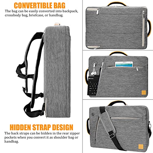Large Laptop Briefcase Shoulder Bag Messenger Bags for ASUS VivoBook Pro 17, ZenBook 17, HP Omen 17, Envy 17, Pavilion 17.3, Razer Blade Pro 17