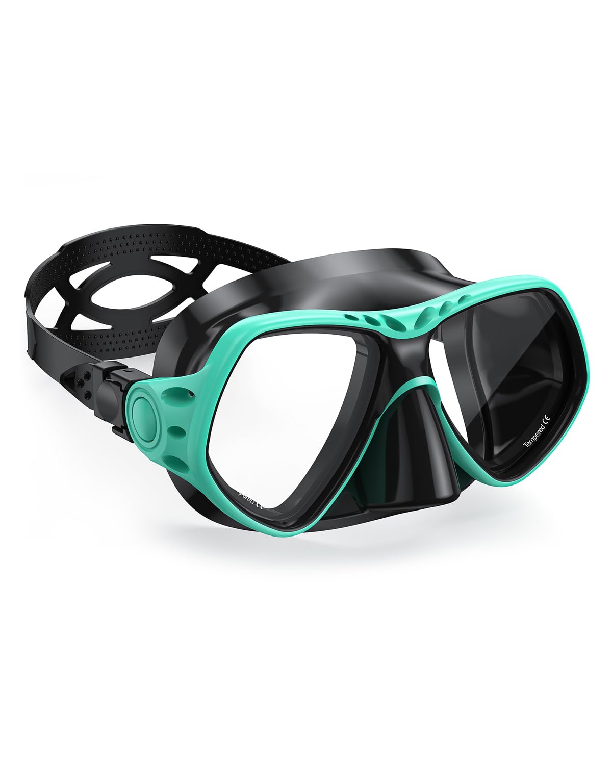 Fawater Swim Goggles with Nose Cover, Professional Anti-Fog and Anti-Leak Clear Snorkeling Mask for Adults and Teens, 9 Colors