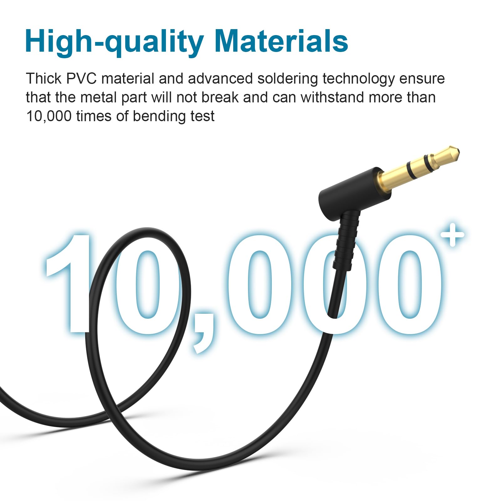Headphone Extension Cable Compatible with Bose QuietComfort QC45 QC35II QC35 QC25 NC700 Headphones, 3.5mm Male to Female Stereo Audio Cable for Phone, PS4, Switch, Tablets (4ft)