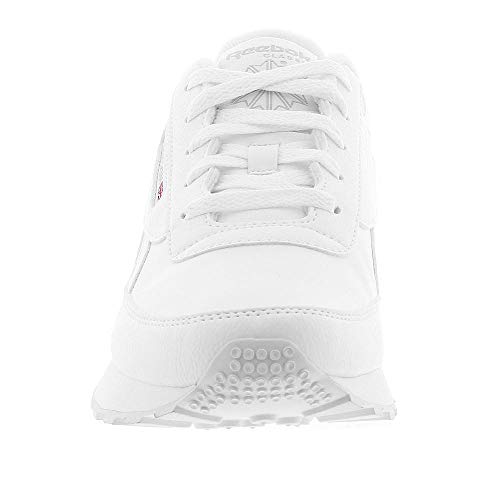 Reebok Womens Classic Renaissance Sneaker, White/Steel, 7.5 US