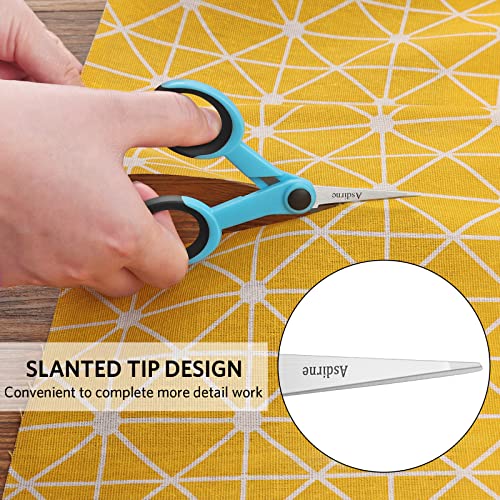 Asdirne Premium sewing Scissors Bundle, Perfect Sewing Partners, Sharp and Durable, Comfortable Handle, Contains 9”Fabric scissors, 5”Detail Scissors, 3.9”Embroidery Scissors, 4.8”Thread Snips