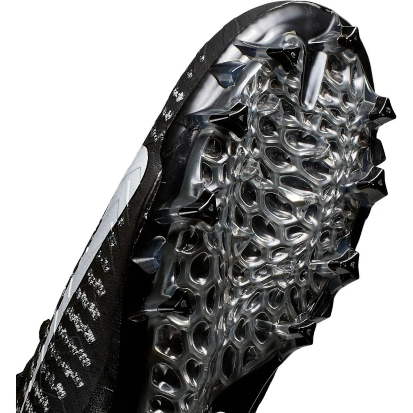 Nike Men's Alpha Menace Pro 2 D Football Cleats - Black/White,13M US