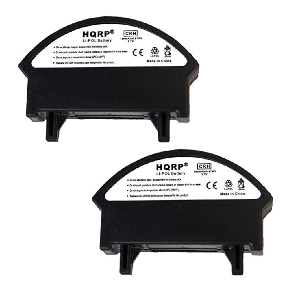 HQRP 2-Pack Battery Compatible with Bose PC40229 PC-40229 40229 40227 NTA2358 2358 QC3 QC-3 Quiet-Comfort 3 Acoustic Noise Cancelling Headphones