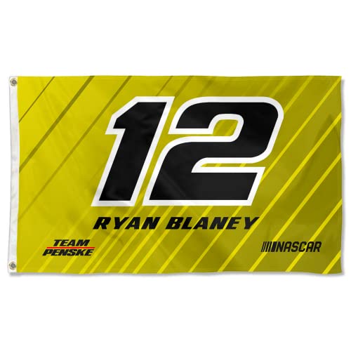 Bayyon Penskes Ryan Blaney #12 Flag 3x5Feet for Car Fans with Brass Grommets