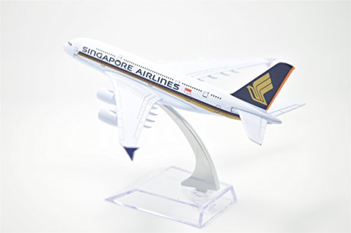 TANG DYNASTY(TM 1:400 16cm A380 Singapore Airlines Metal Airplane Model Plane Toy Plane Model