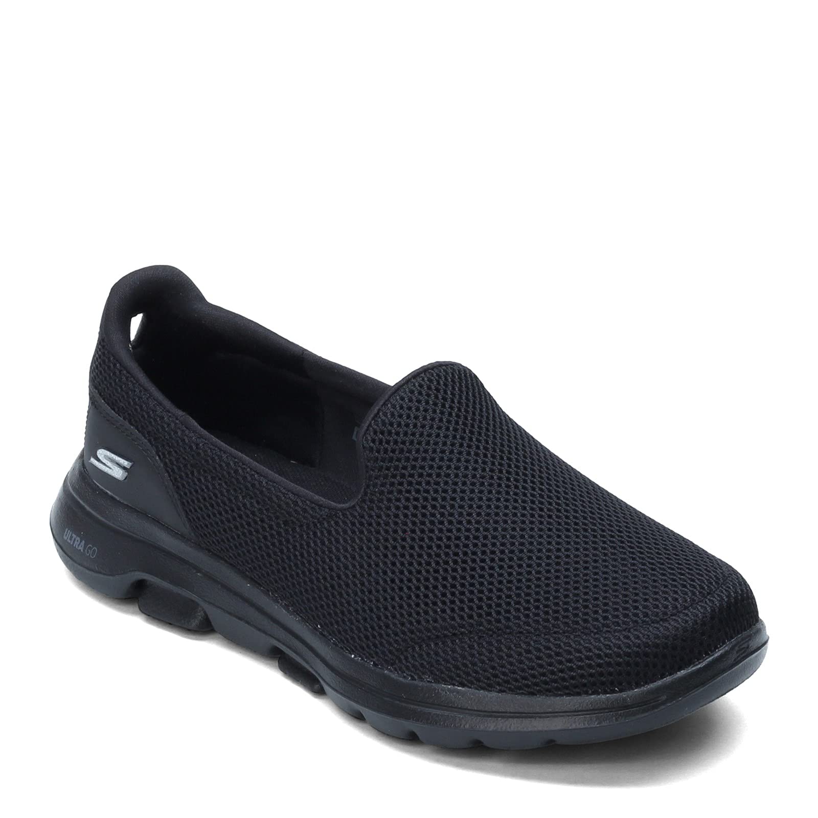 Skechers Women's Go Walk 5 Sneaker, Black, 8.5 Wide
