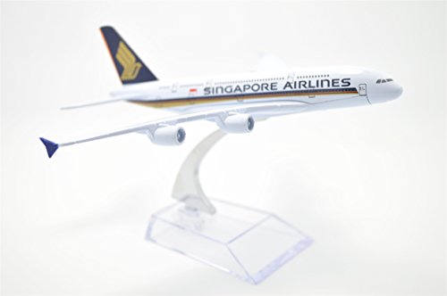 TANG DYNASTY(TM 1:400 16cm A380 Singapore Airlines Metal Airplane Model Plane Toy Plane Model