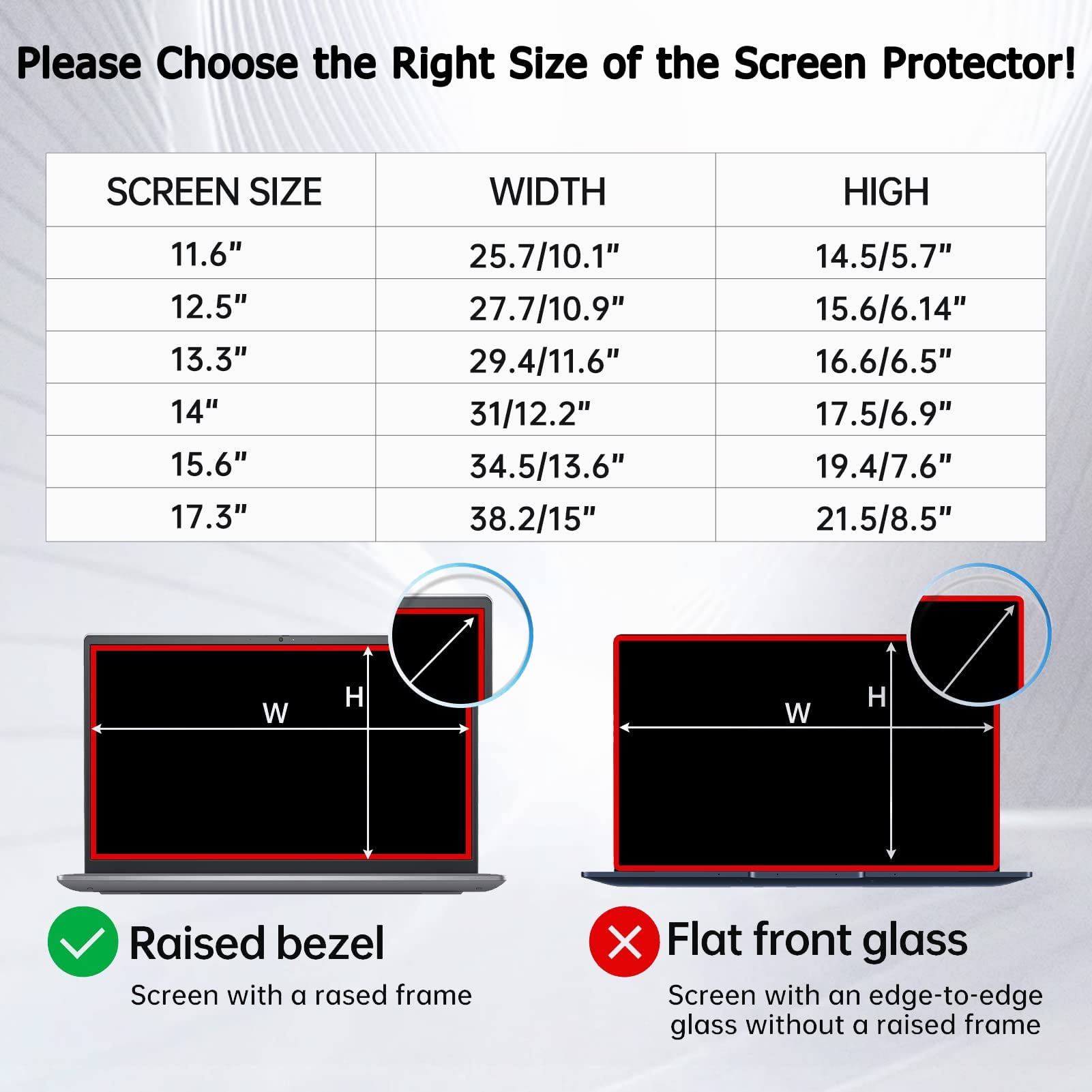 【2 Pack】 15.6 Inch Laptop Screen Protector Eye Protector Anti Blue Light Anti Glare Filter, Compatible with HP/Dell/Sony/Asus/Samsung/Lenovo/Acer/MSI/LG/Razer Blade 15.6” (Aspect Ratio 16:9) Laptop