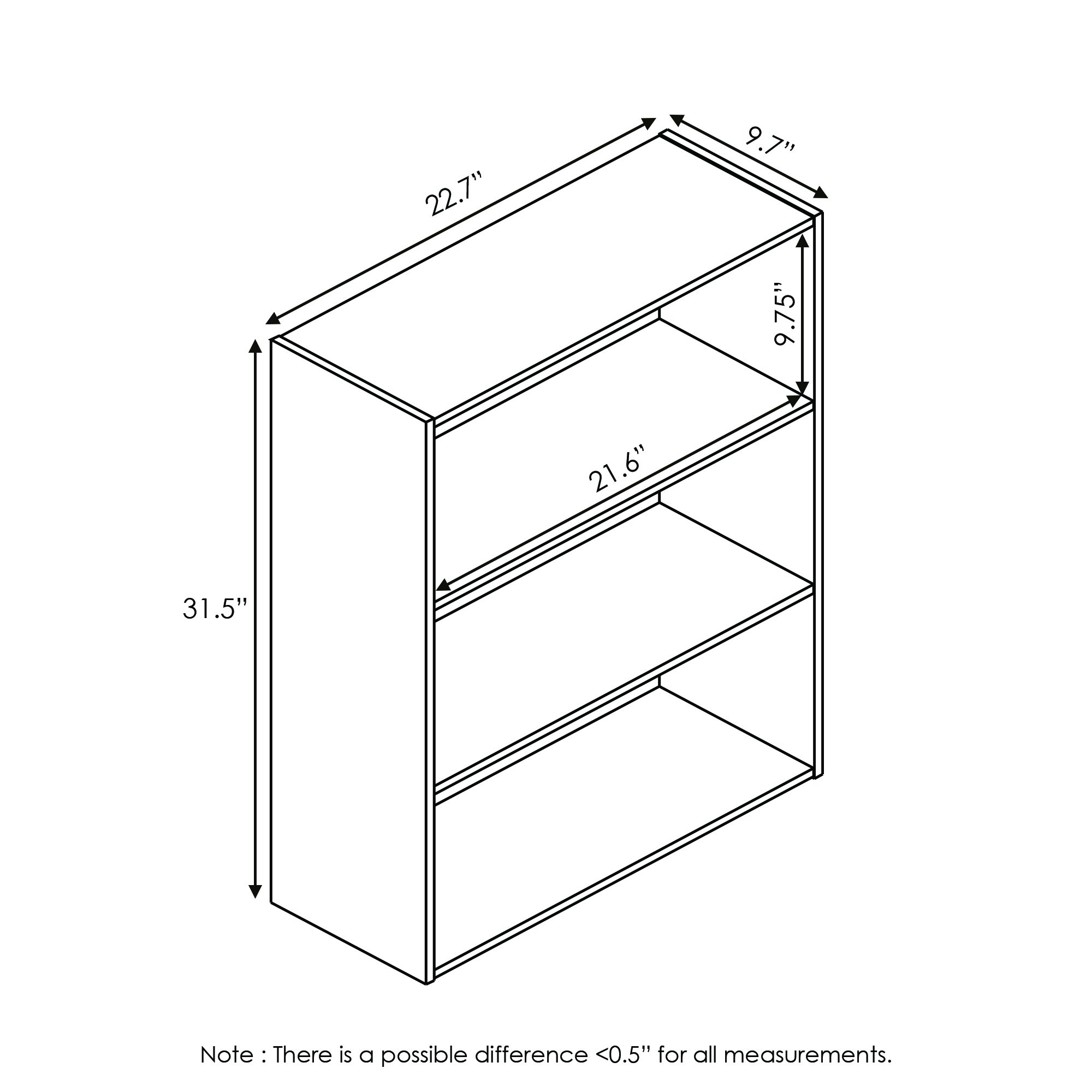 Furinno Bookcase and Storage Solutions (3-Tier and 3-Tier Open Shelf)