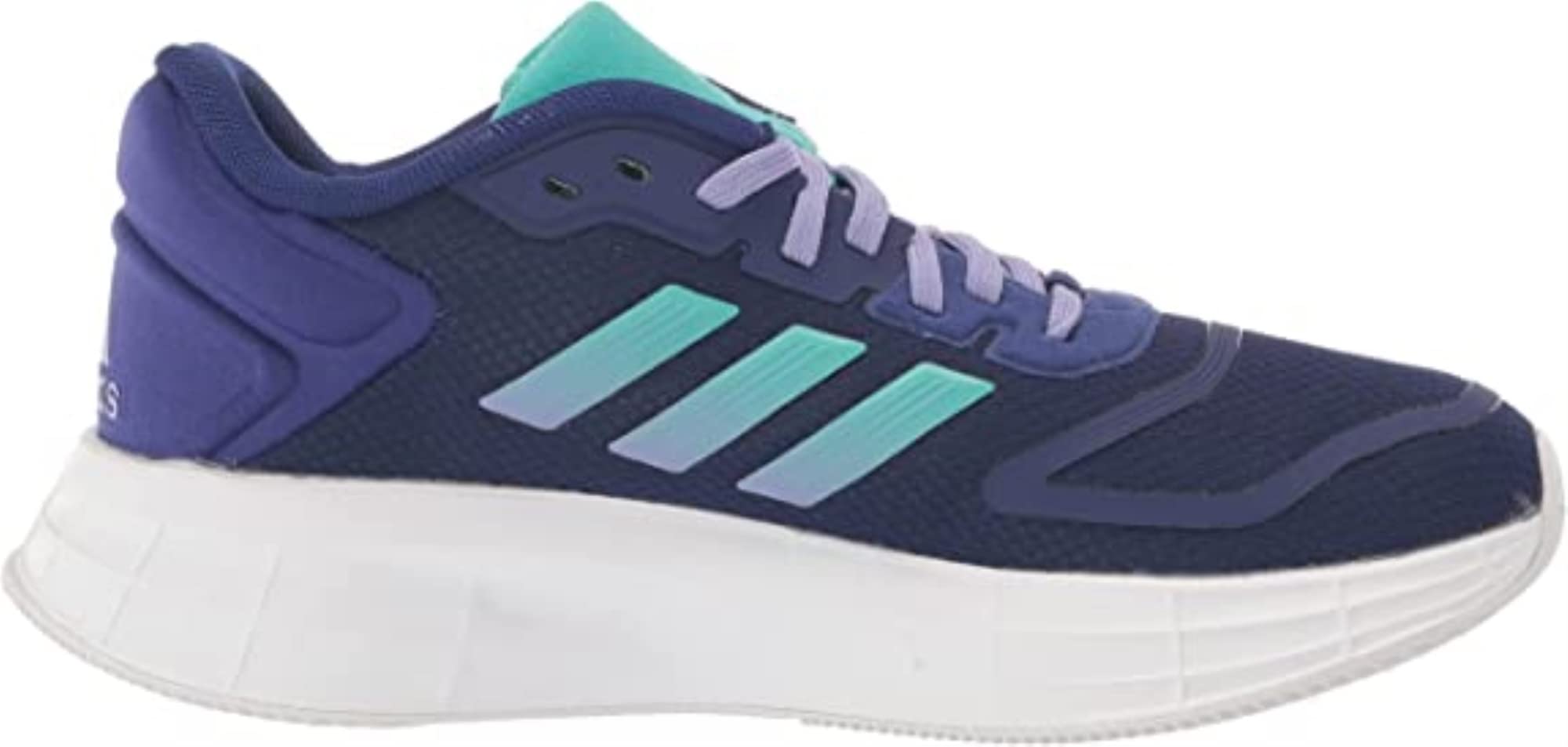 adidas Women's Duramo 10 Running Shoe, Legacy Indigo/Mint Rush/Light Purple, 9