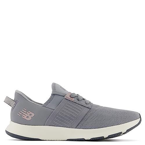 New Balance Women's Dynasoft Nergize V3 Cross Trainer, Grey/Off White, 9