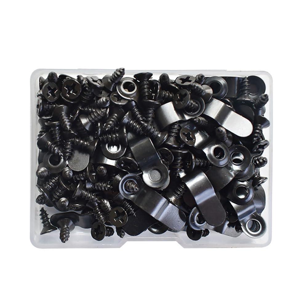 100 Pcs Metal Frame Fasteners Set Picture Frame Turn Button Frame Hardware Backing Clips Photo Hanging Button Fastener Drawing Picture Hanger