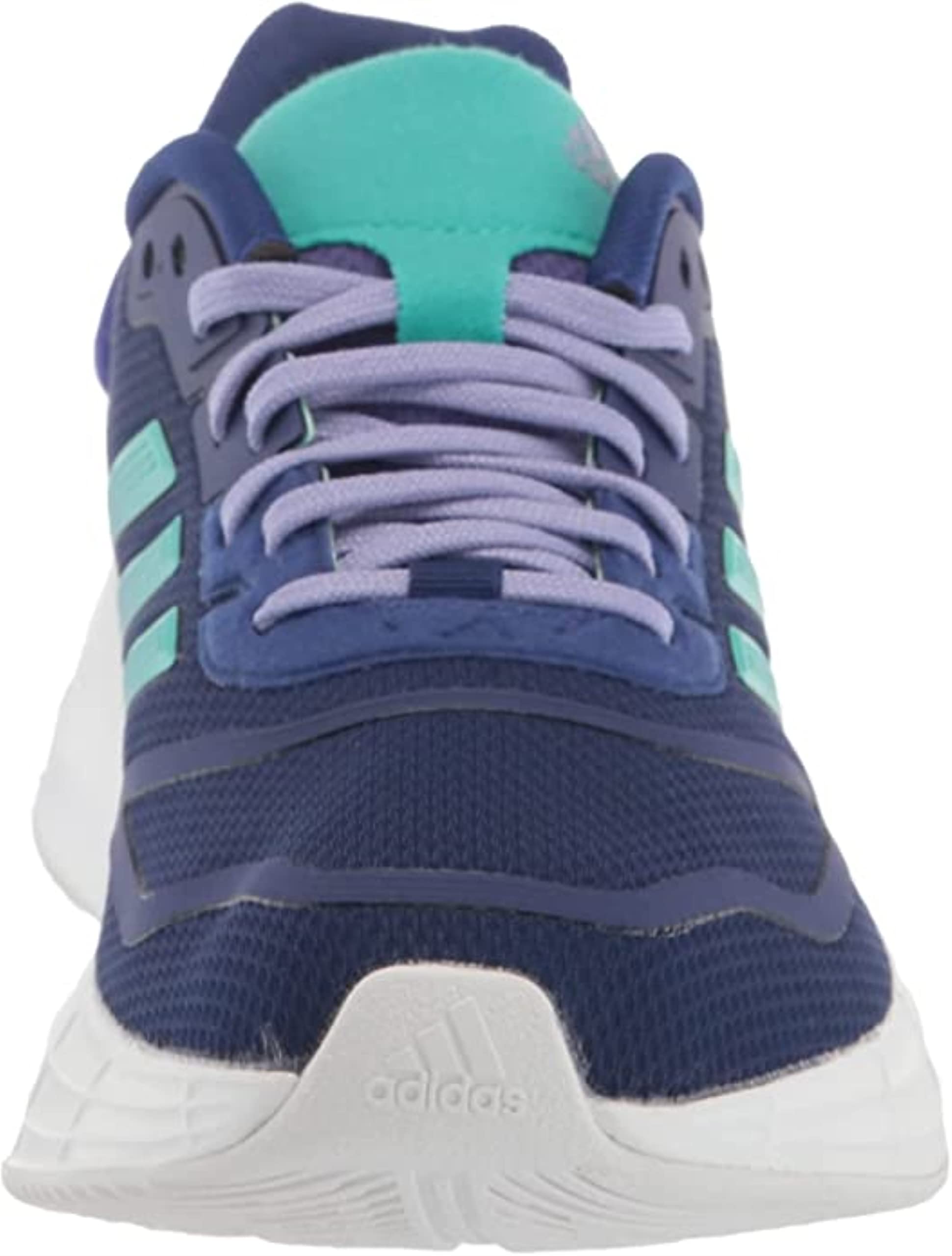 adidas Women's Duramo 10 Running Shoe, Legacy Indigo/Mint Rush/Light Purple, 9