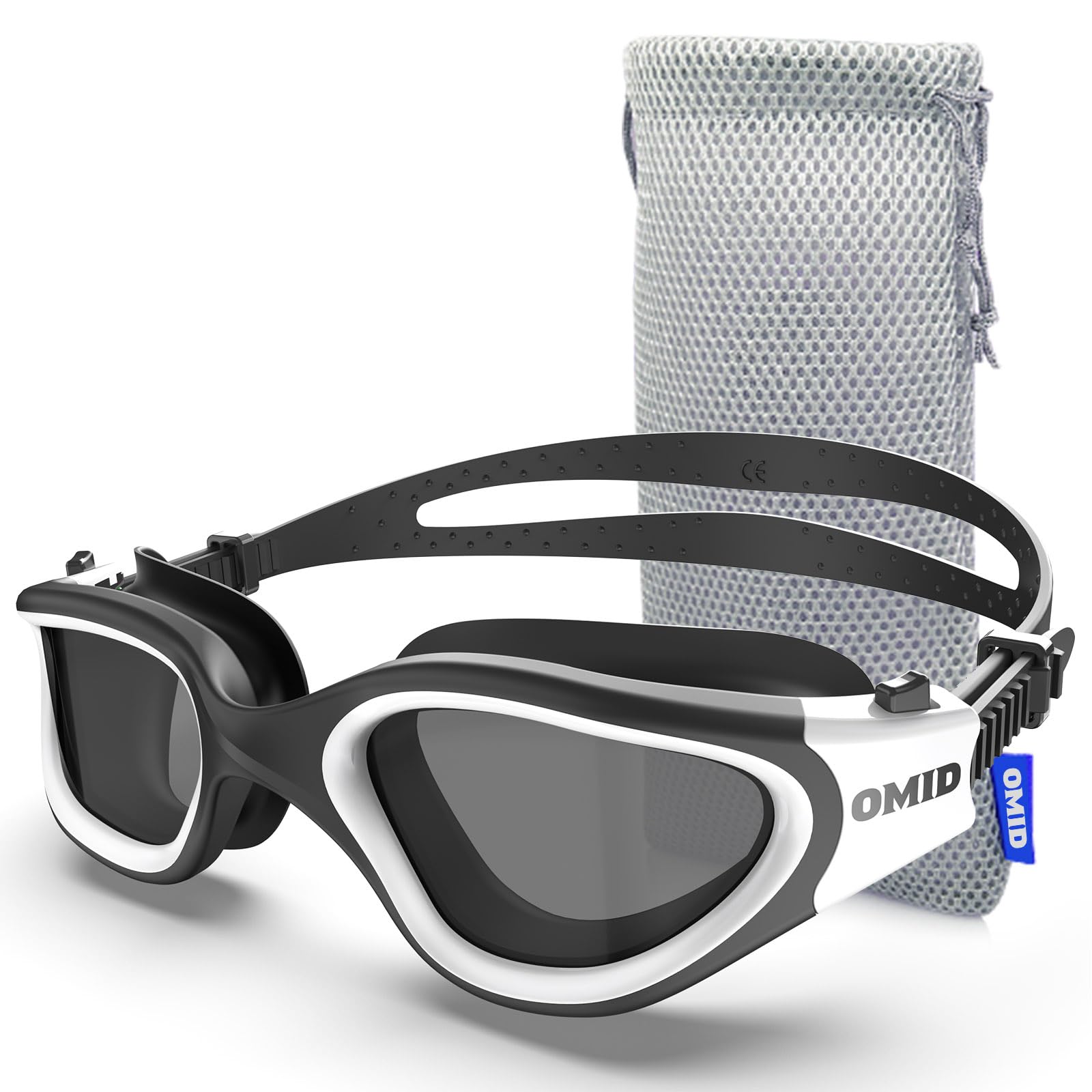 OMID Swim Goggles, P2 Polarized Swimming Goggles for Men Anti-fog Goggles Swimming for Adult Women