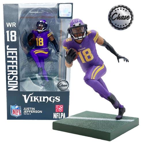 Imports Dragon NFL Justin Jefferson (Minnesota Vikings) 6" Figure Series 3