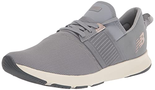 New Balance Women's Dynasoft Nergize V3 Cross Trainer, Grey/Off White, 9