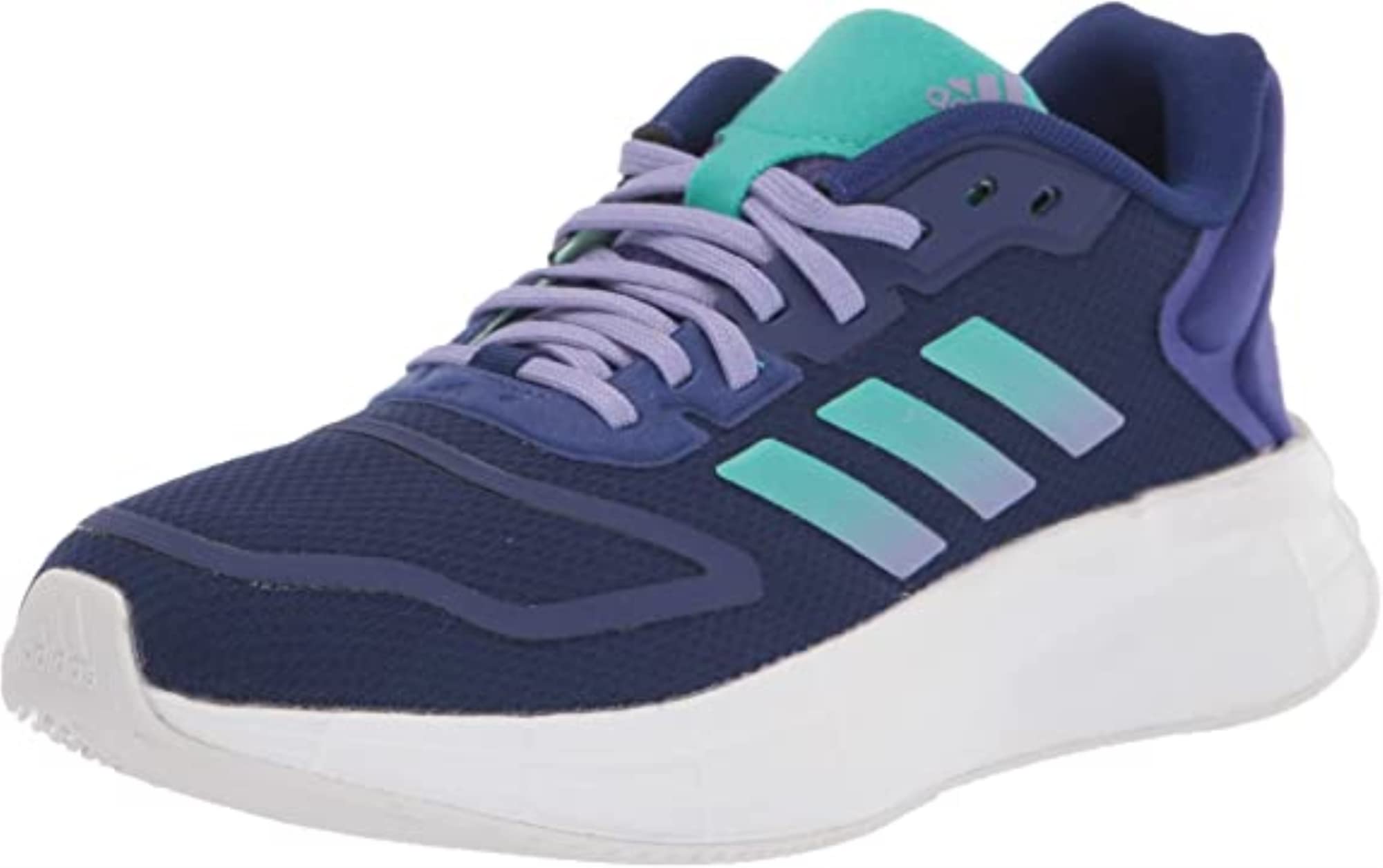 adidas Women's Duramo 10 Running Shoe, Legacy Indigo/Mint Rush/Light Purple, 9