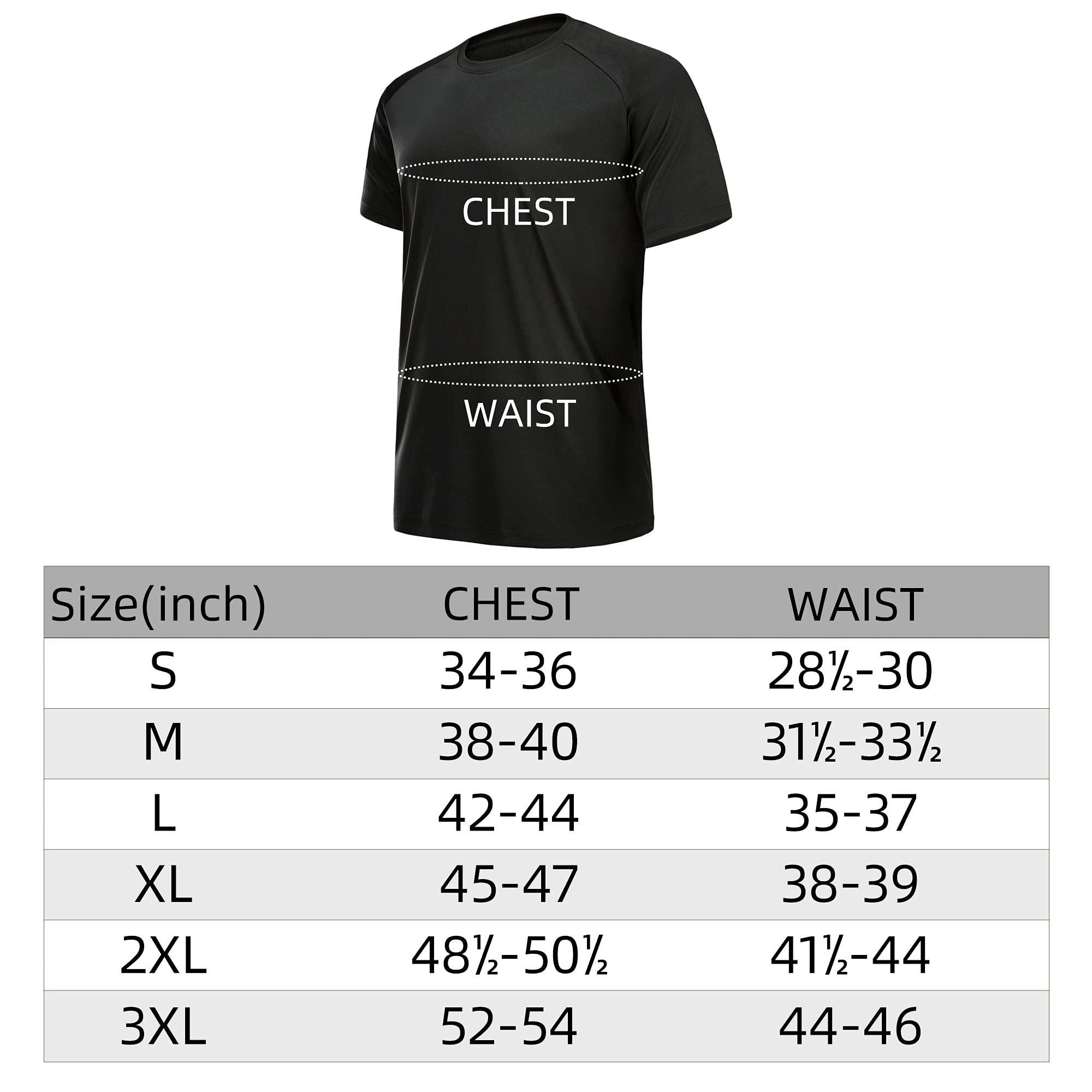 MLYENX 5/7 Pack Workout Shirts for Men Quick Dry Moisture Wicking Mens Gym Shirts Athletic T-Shirts