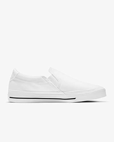 Nike Womens Court Legacy Canvas Slip On White Size 10
