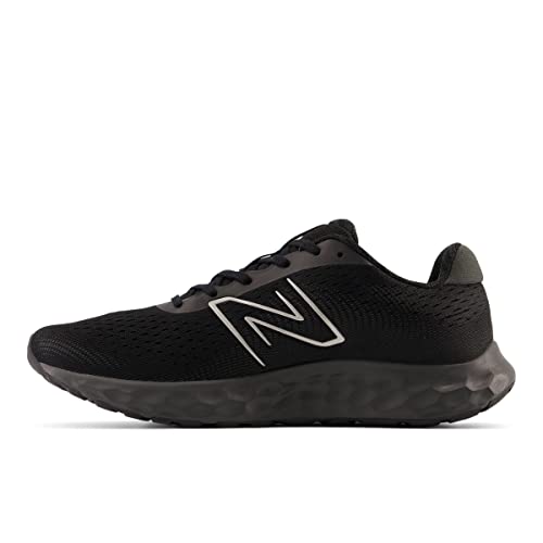 New Balance Men's 520 V8 Running Shoe, Black/Black, 9.5