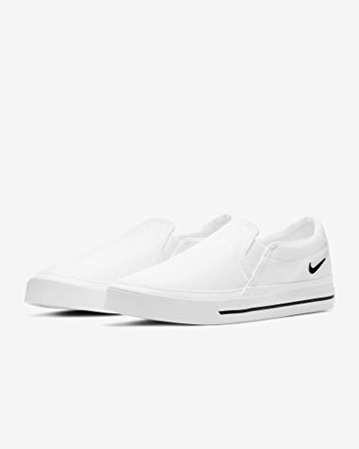 Nike Womens Court Legacy Canvas Slip On White Size 10