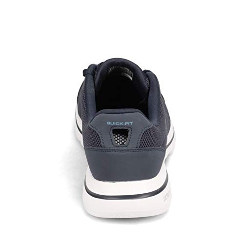 Skechers Men's Gowalk 5 Qualify-Athletic Mesh Lace Up Performance Walking Shoe Sneaker, Navy/Blue, 12