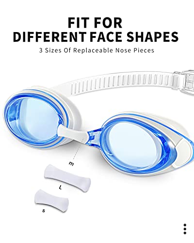 Aegend 2 Pack Swim Goggles, Swimming Goggles Flat Lenses Adult Men Women Youth