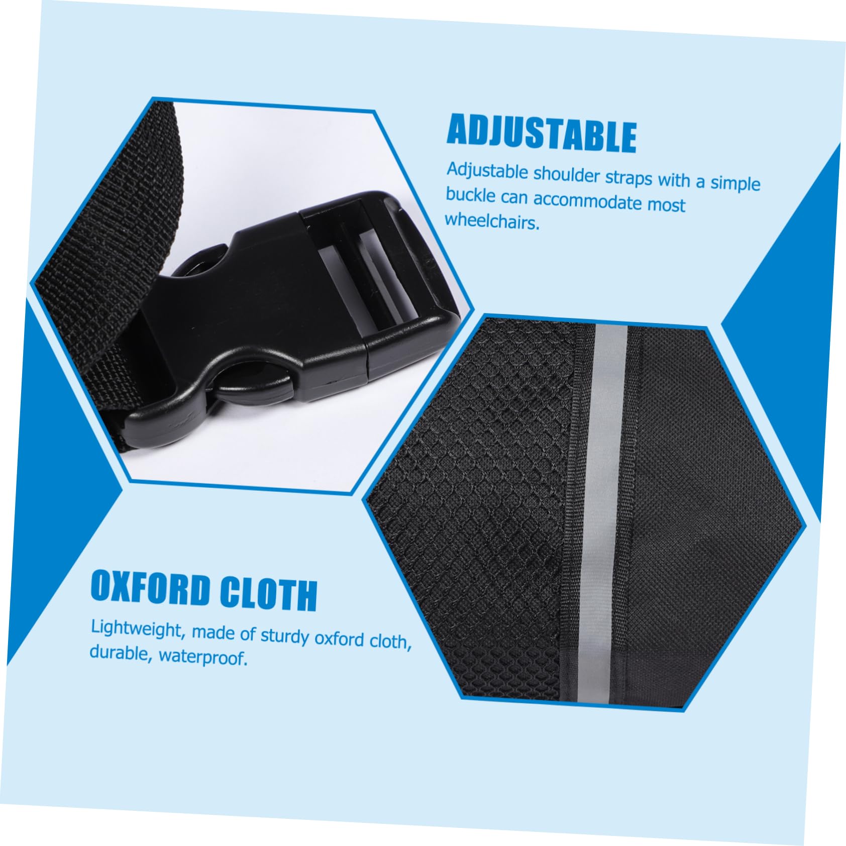 GLEAVI Pack Wheelchair Oxygen Bottle Bag Hanging Storage Bag Oxygen Tank Shoulder Bag Roller Chair Oxygen Cylinders Pouch Oxygen Tank Holder Oxygen Tank Bag Portable Bracket Oxford Cloth