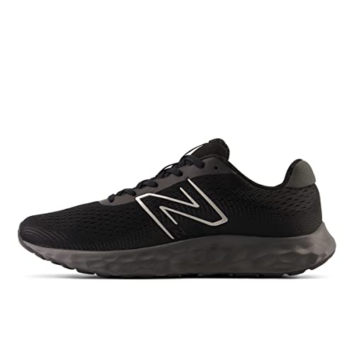 New Balance Men's 520 V8 Running Shoe, Black/Black, 9.5