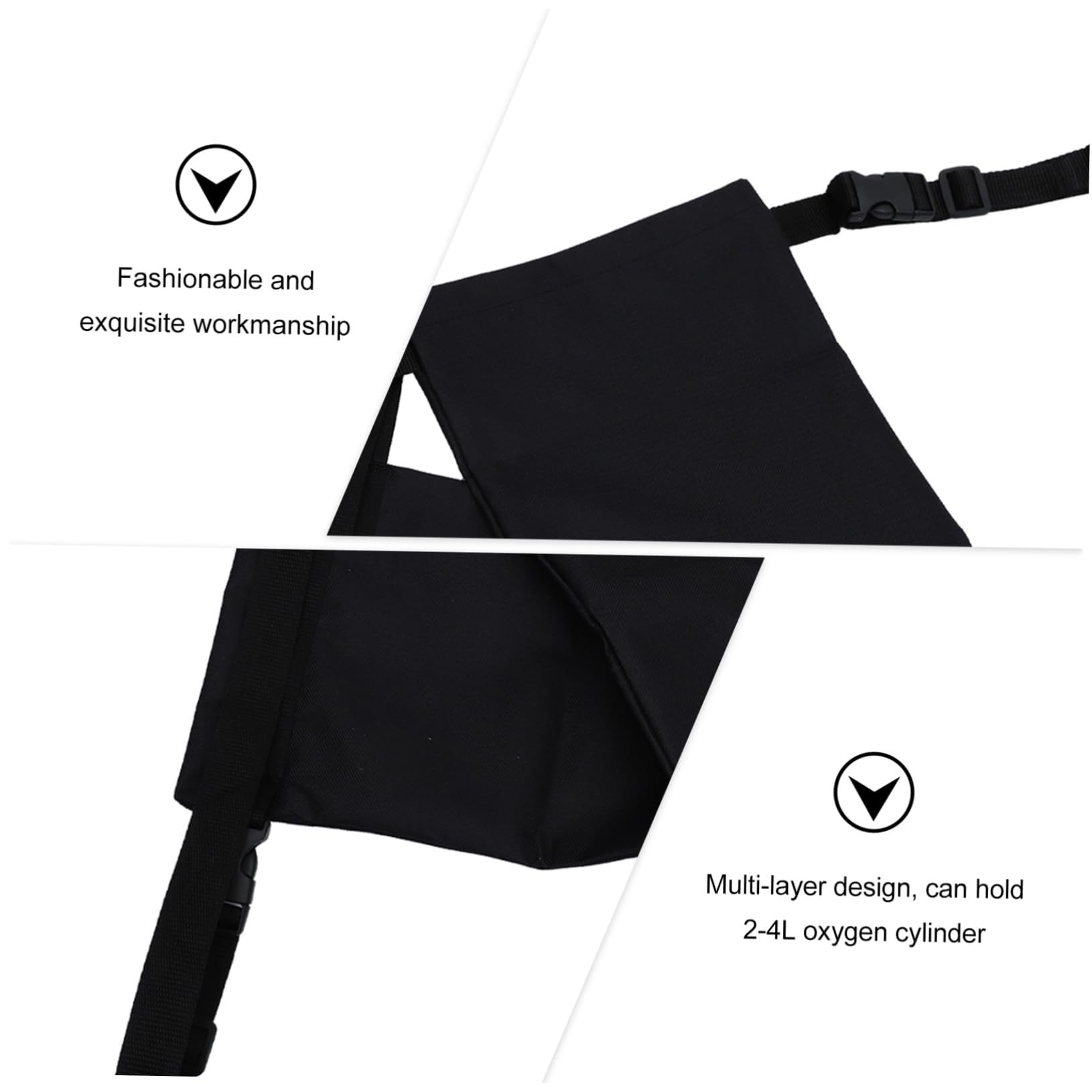 ERINGOGO 3 Pcs Oxygen Cylinder Buggy Bag Cloth Wheelchair Oxygen Cylinder Storage Pouch Walker Oxygen Tank Holder Mesh Backpack Portable Oxygen Bag Adjustable 600d Oxford Cloth Side Bag
