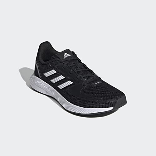 adidas Women's Runfalcon 2.0 Running Shoe, Black/Core White/Grey, 11