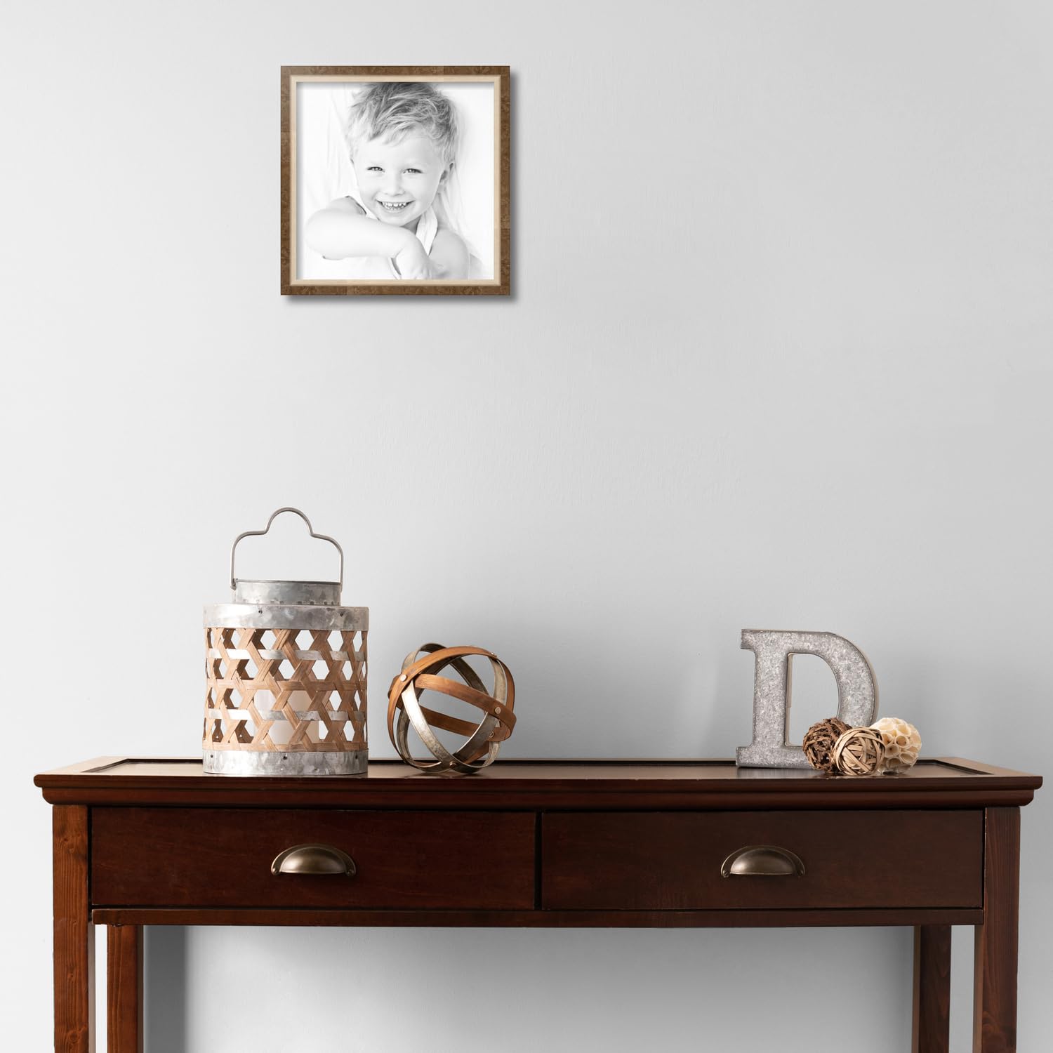 ArtToFrames 12x12 Inch Multi Picture Frame, This 0.94 Inch Custom Wood Poster Frame is Other - Comes with Foam Backing 3/16 inch and Regular Glass (FBPLE398402-12x12)