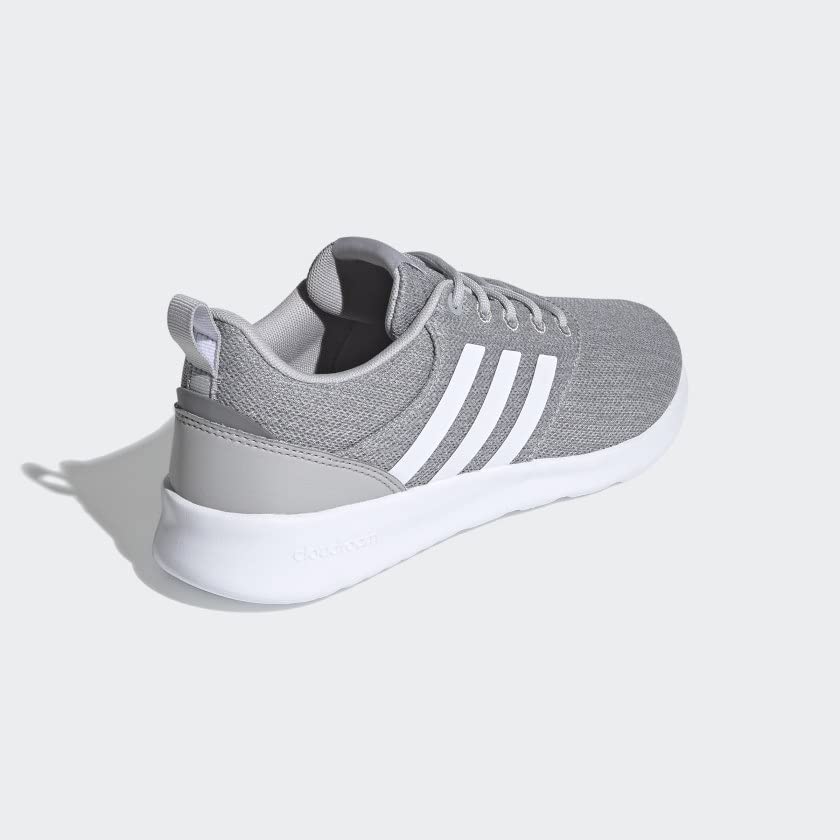 adidas Women's QT Racer 2.0 Running Shoe, Grey/White/Grey, 9