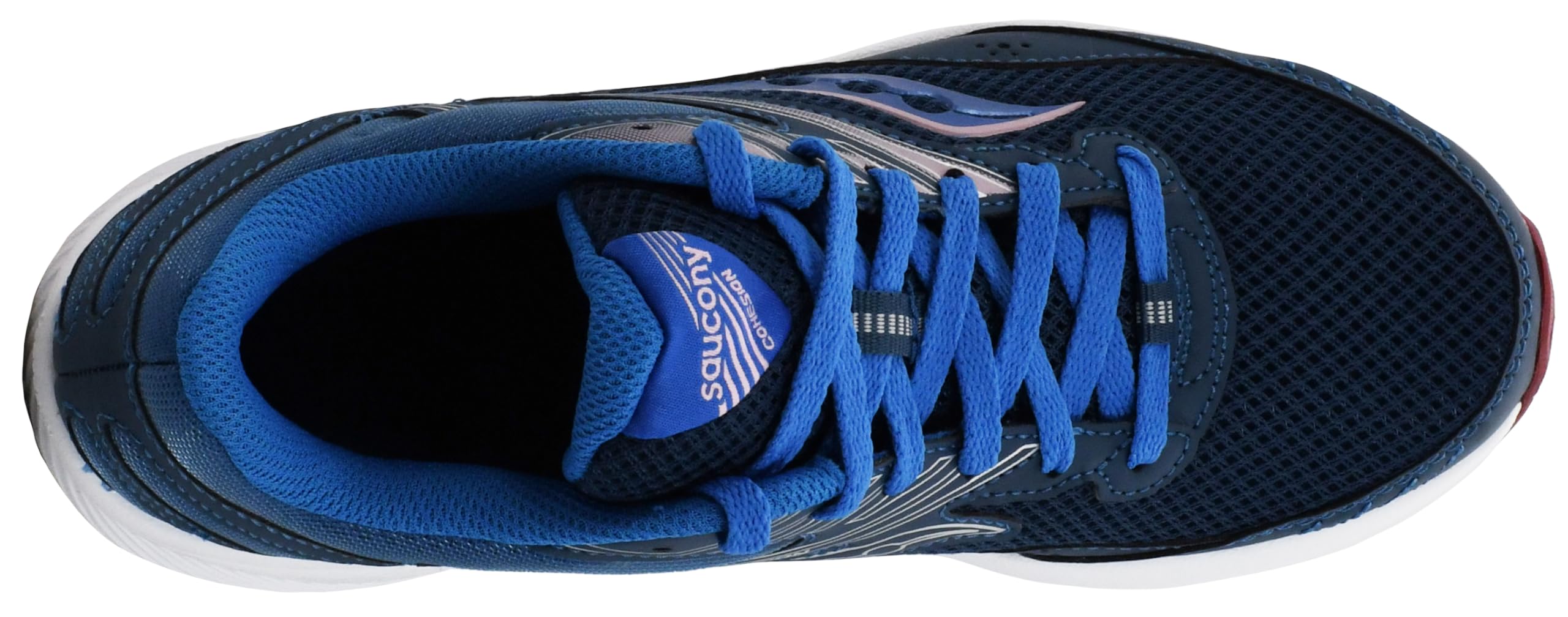 Saucony Women's Cohesion 15 Running Shoe, Navy, 8.5 M US