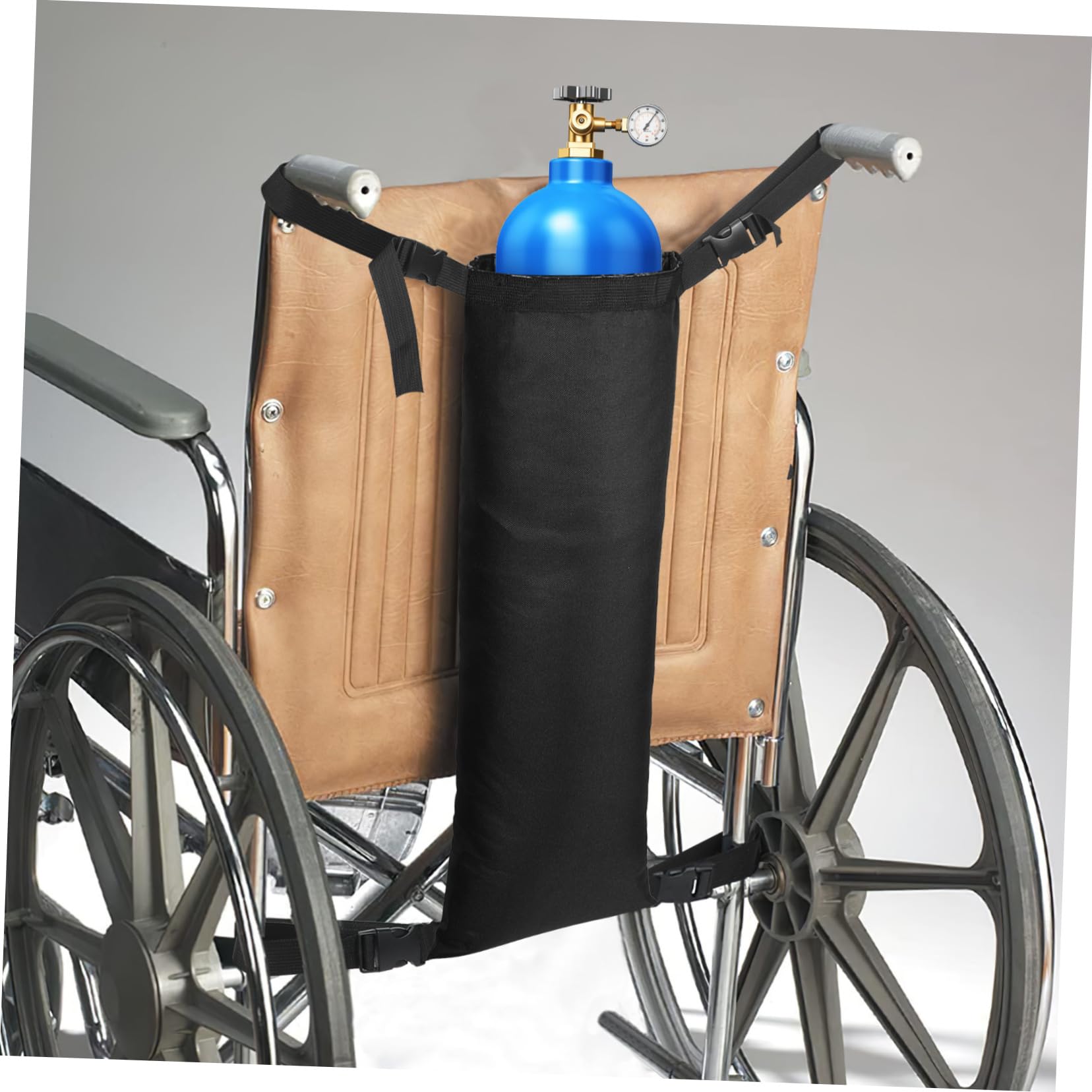 Operitacx Oxygen Cylinder Pannier Bag Storage Bag Buggy Bag Purse Storage Bag Respiratory Aids Oxygen Cylinder Holder Medical Oxygen Backpack Oxygen Storage Bag Fabric Travel Buckle Tank