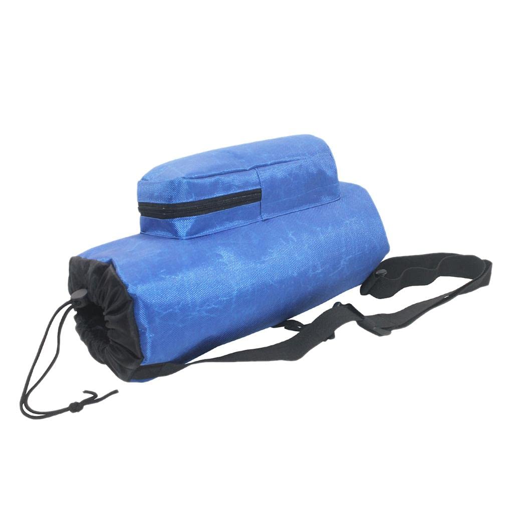 Fityle Waterproof Shockproof Oxygen Cylinder Tank Holder Backpack Sleeve Bag with Adjustable Shoulder Strap and Side Pockets for Oxygen Cylinders and D Tanks