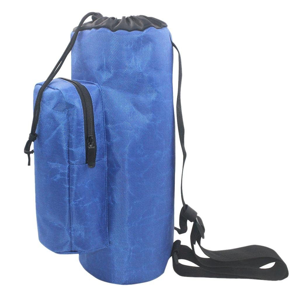 Fityle Waterproof Shockproof Oxygen Cylinder Tank Holder Backpack Sleeve Bag with Adjustable Shoulder Strap and Side Pockets for Oxygen Cylinders and D Tanks