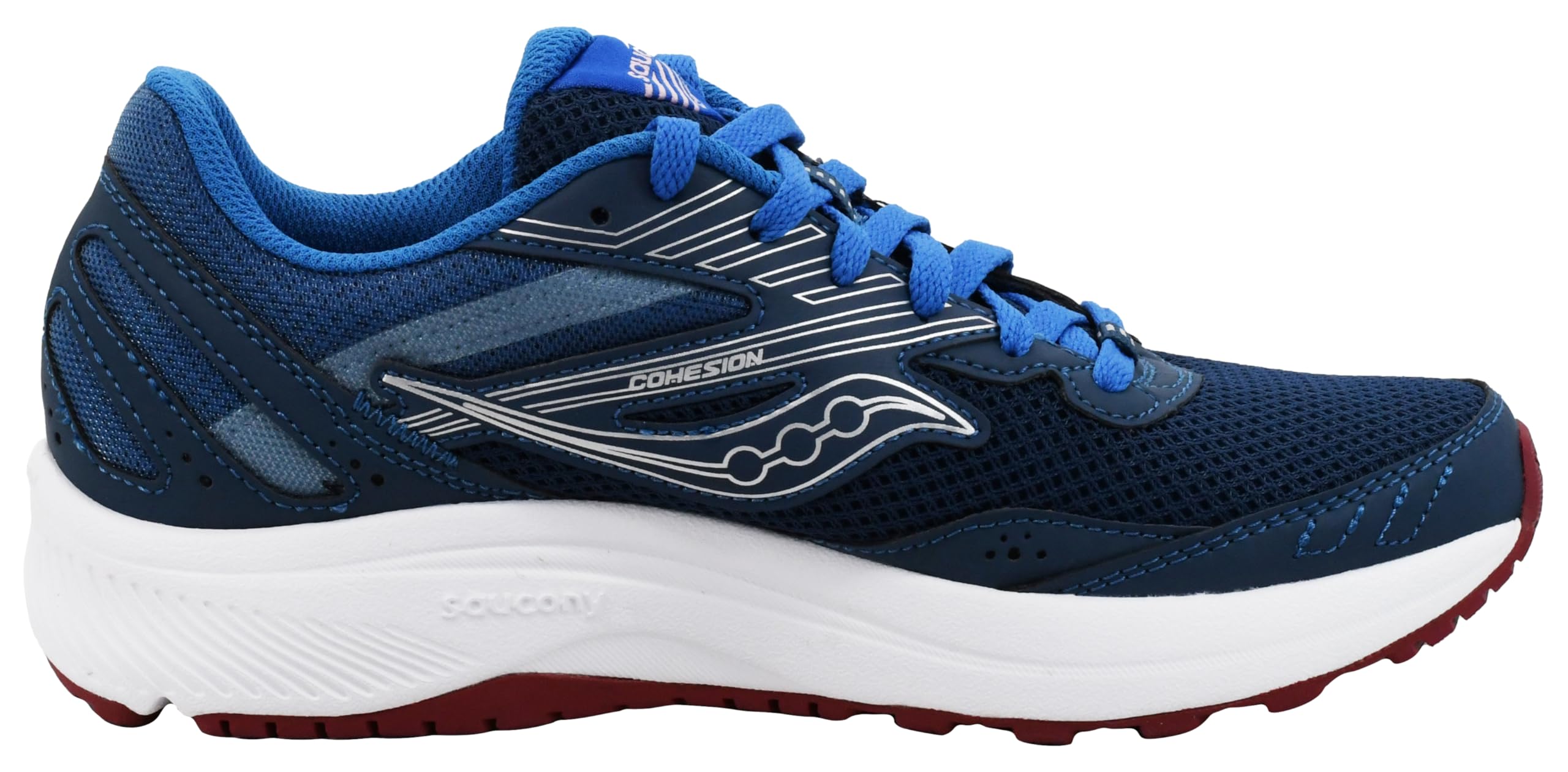 Saucony Women's Cohesion 15 Running Shoe, Navy, 8.5 M US
