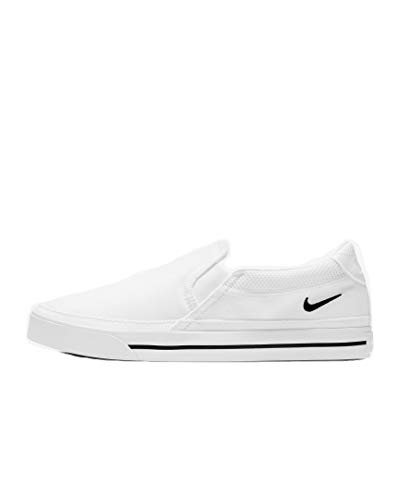 Nike Womens Court Legacy Canvas Slip On White Size 10