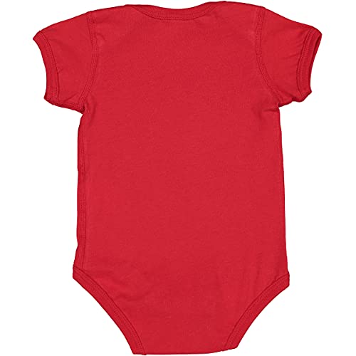 inktastic Yes, This is My 1st Rodeo- Cowboy Hat with Red Band, Lasso Baby Bodysuit 12 Months Red 35612