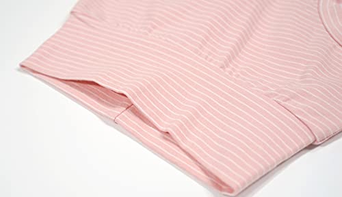 Baby Boys Girls 3 Pack High Waisted Bloomer Cotton Stripe Pure Bummies Shorts (3-6 Months, Pink/White/Yellow)