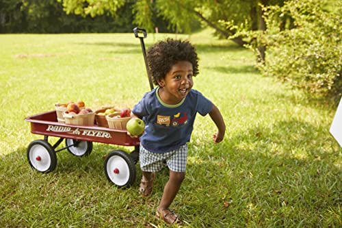 Mud Pie baby boys Farm Fresh Short Set, Blue, Small US