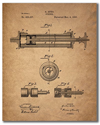 Nurse Patent Prints - Set Of 4 Vintage Wall Art Photos