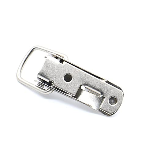 TBMAKE Latches Cabinet Box Locks Spring Loaded Latch Catch Toggle Iron Hasps for Sliding Door Window Furniture Hardware