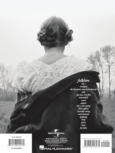 Taylor Swift - Folklore: Piano/Vocal/Guitar Songbook